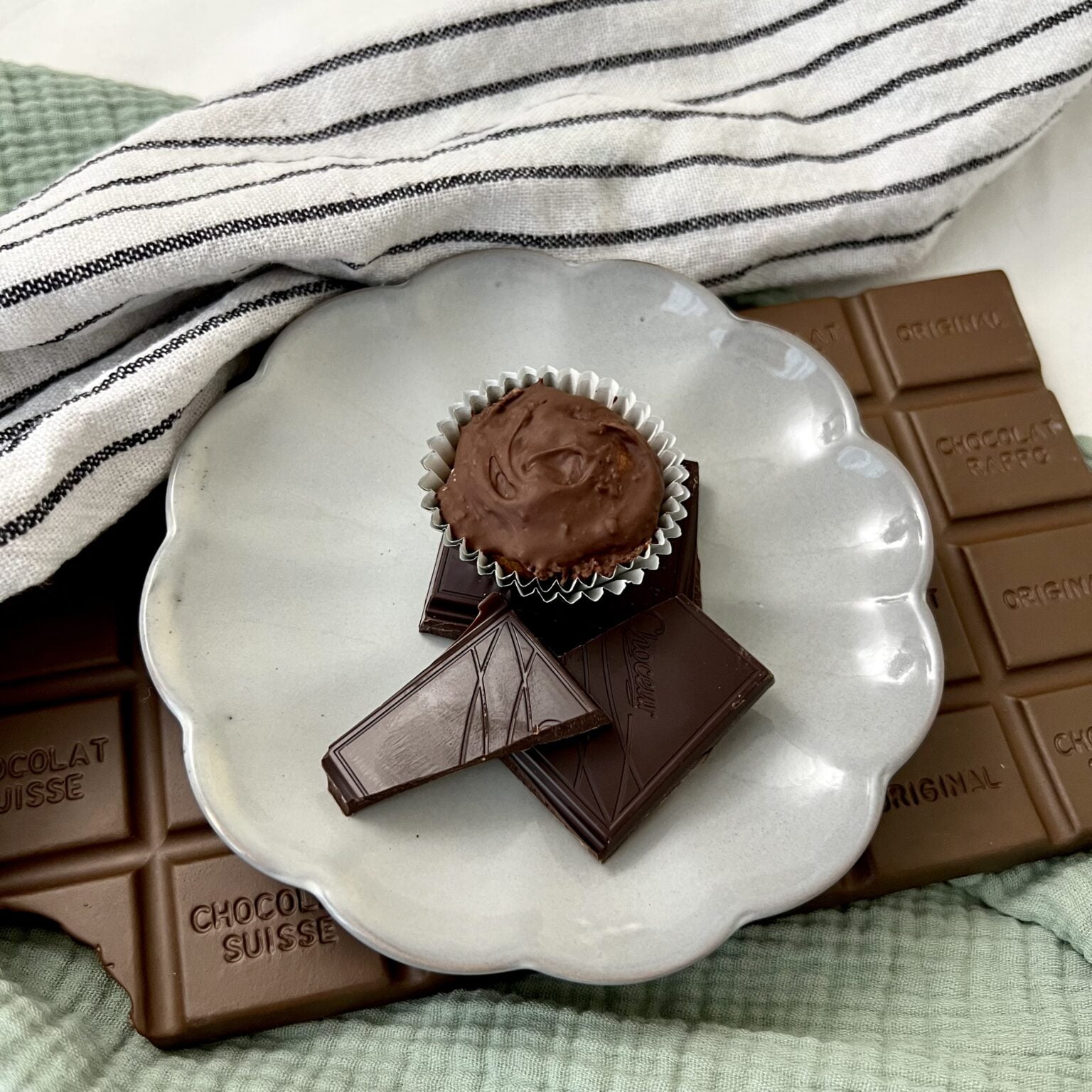 Einfache Schoko Muffins (Smarties Muffins)